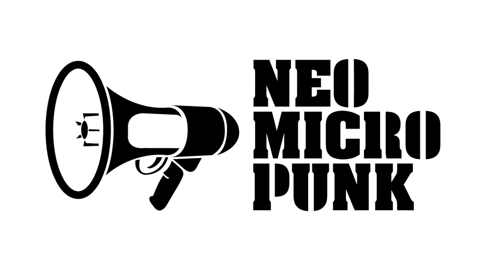 Logotipo, stencil y fotodiseño para el disco NeoMicroPunk - Felipe Ibáñez